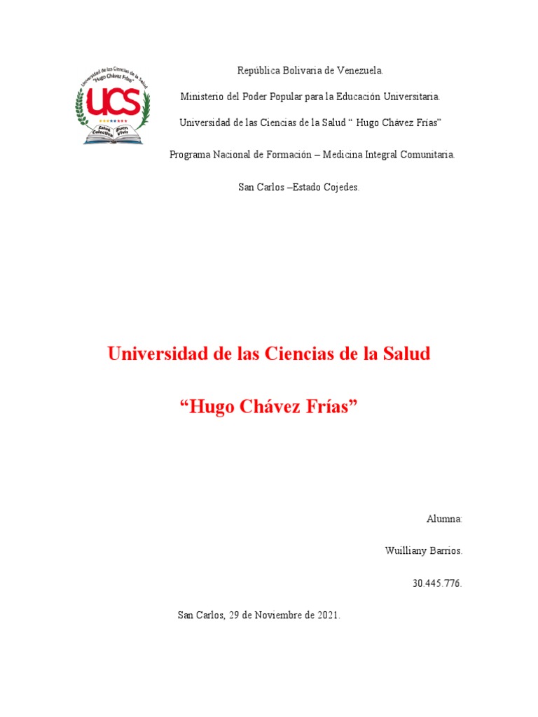 Informe de La UCS. | PDF | Hugo Chavez | Venezuela