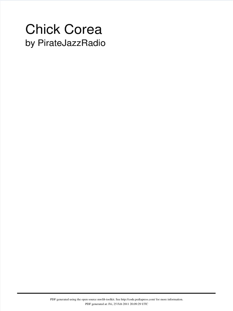 Dokumen - Tips - Chick Corea Collection | PDF | American Styles Of ...