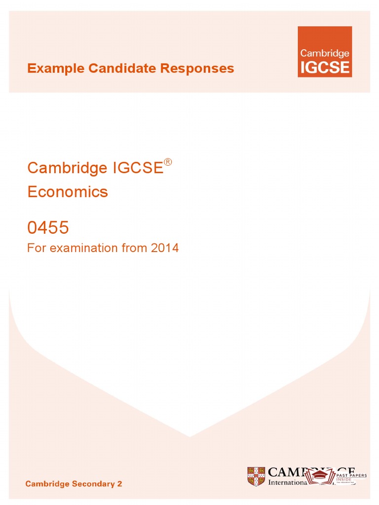 0455 Example Candidate 0455-Responses For Examination From 2014 | PDF ...