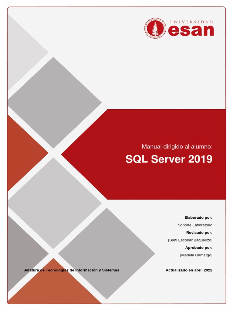 Manual Instalación SQL Server | PDF | Servidor SQL de Microsoft ... Manual Instalación SQL Server | PDF | Servidor SQL de Microsoft ...