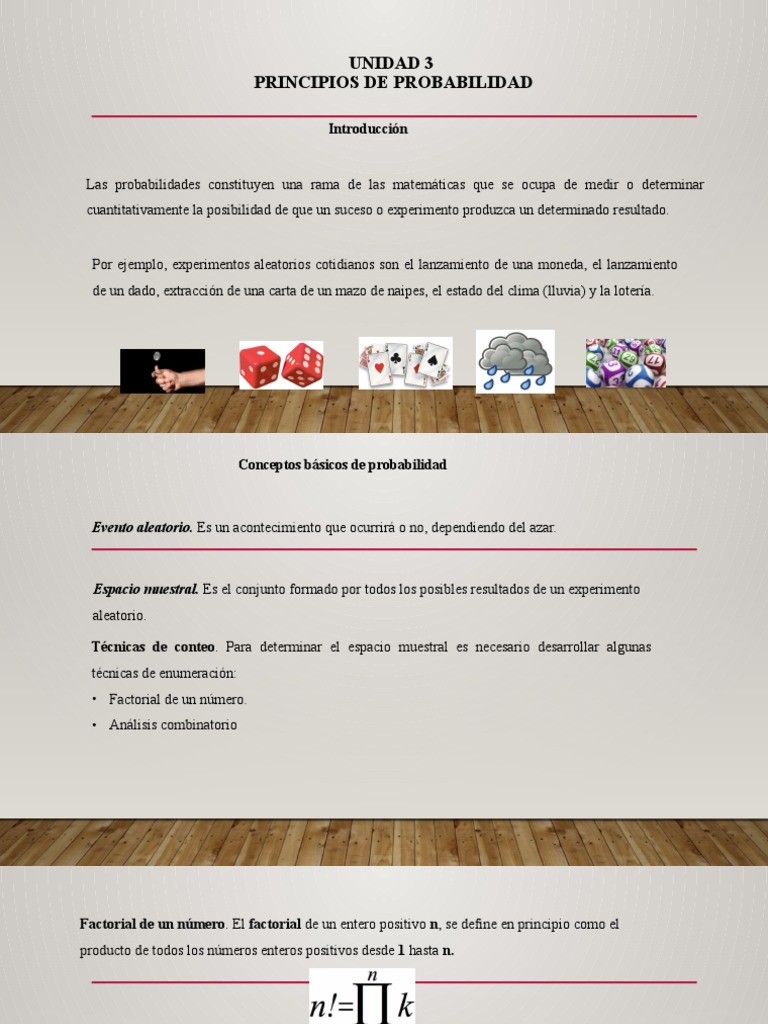 Estadística - Unidad 3 | PDF | Probabilidad | Combinatoria