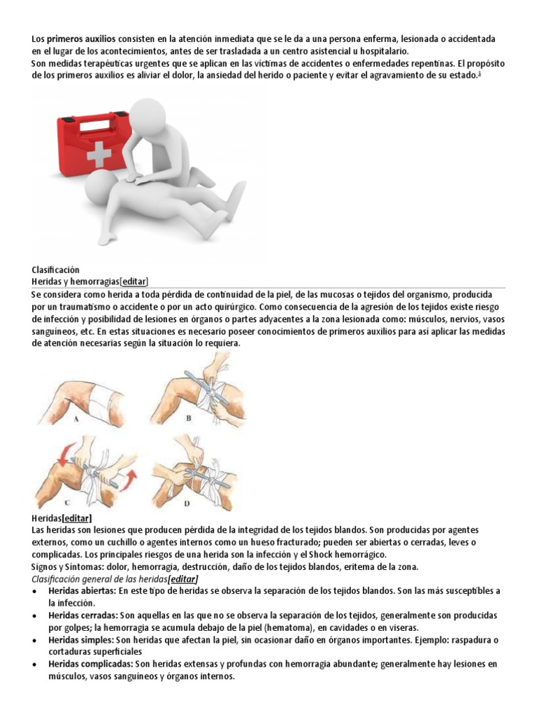 Primeros Auxilios | PDF | Primeros auxilios | Medicina CLINICA