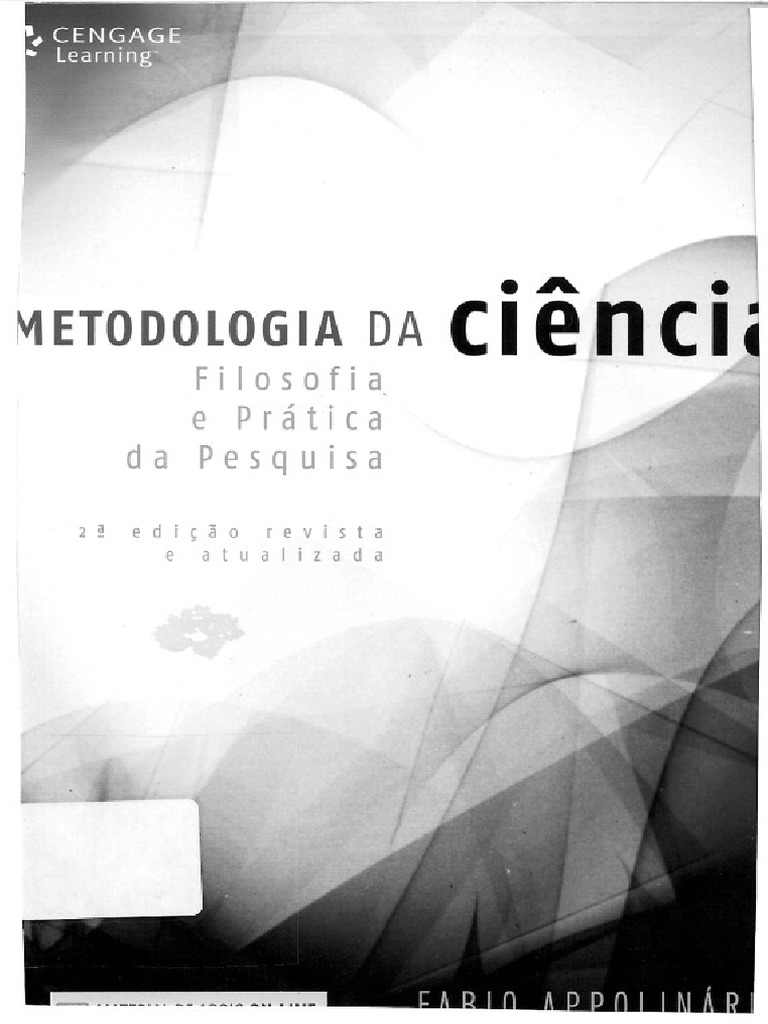 APPOLINARIO Fabio. Metodologia Da Cienci-Annotated | PDF