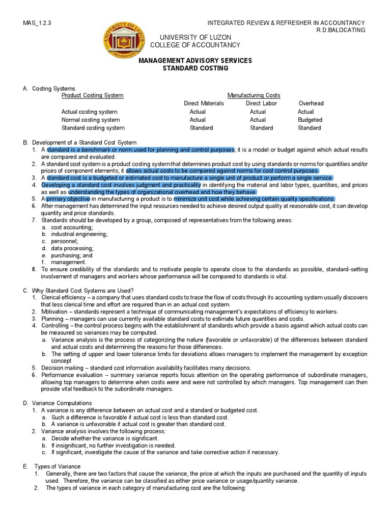 Mas 1.2.3 Assessment For-Posting | PDF | Cost Of Goods Sold | Labour ...