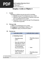 Detailed Lesson Plan (DLP) Format - Filipino | PDF