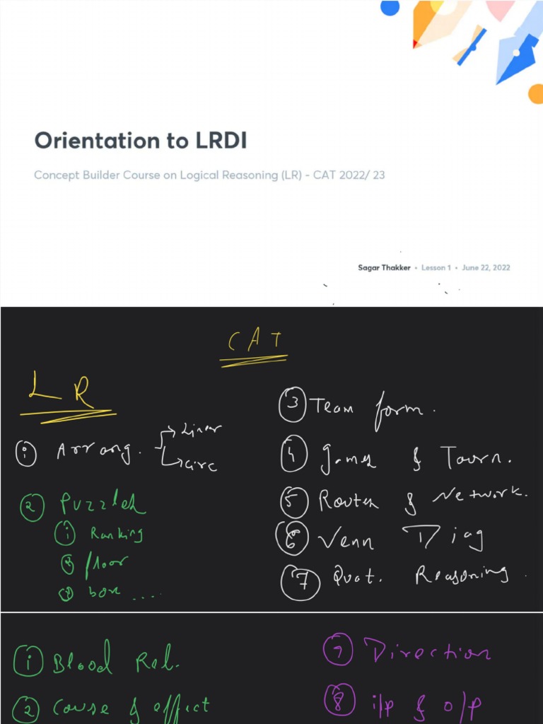 Orientation To LRDI With Anno | PDF