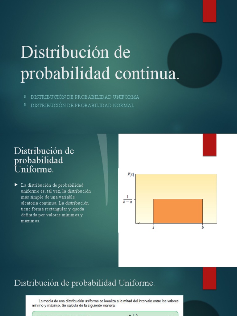 1 Distribución de Probabilidad Continua | PDF