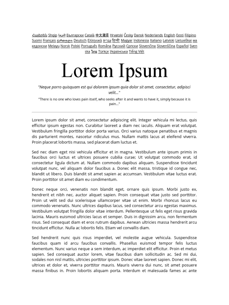 Lorem | PDF