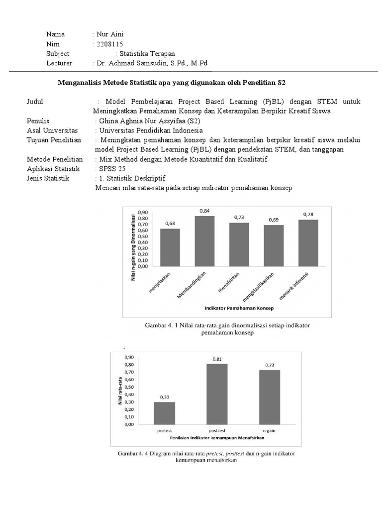 Nur Aini 2208115 Task 1 | PDF
