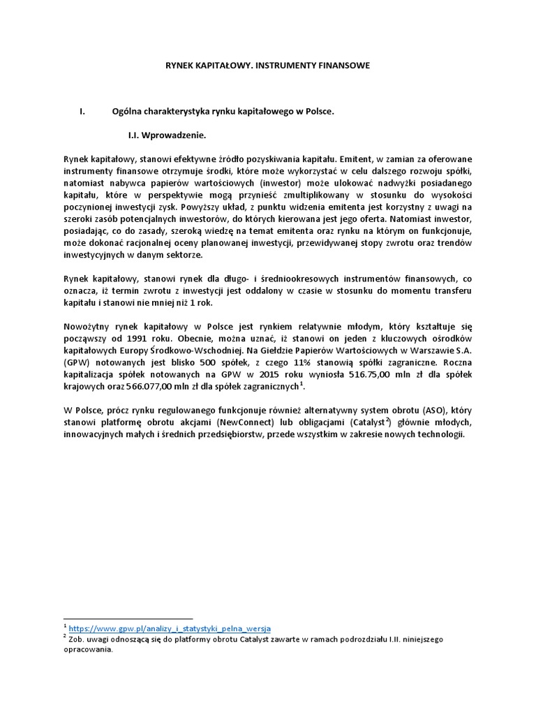 Mag Izu Poradnik Paizz Rynek Kapitalowy Final | PDF