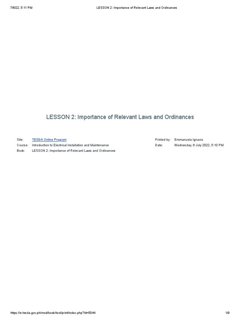 Key Laws in Electrical Engineering | PDF | Occupational Safety And ...