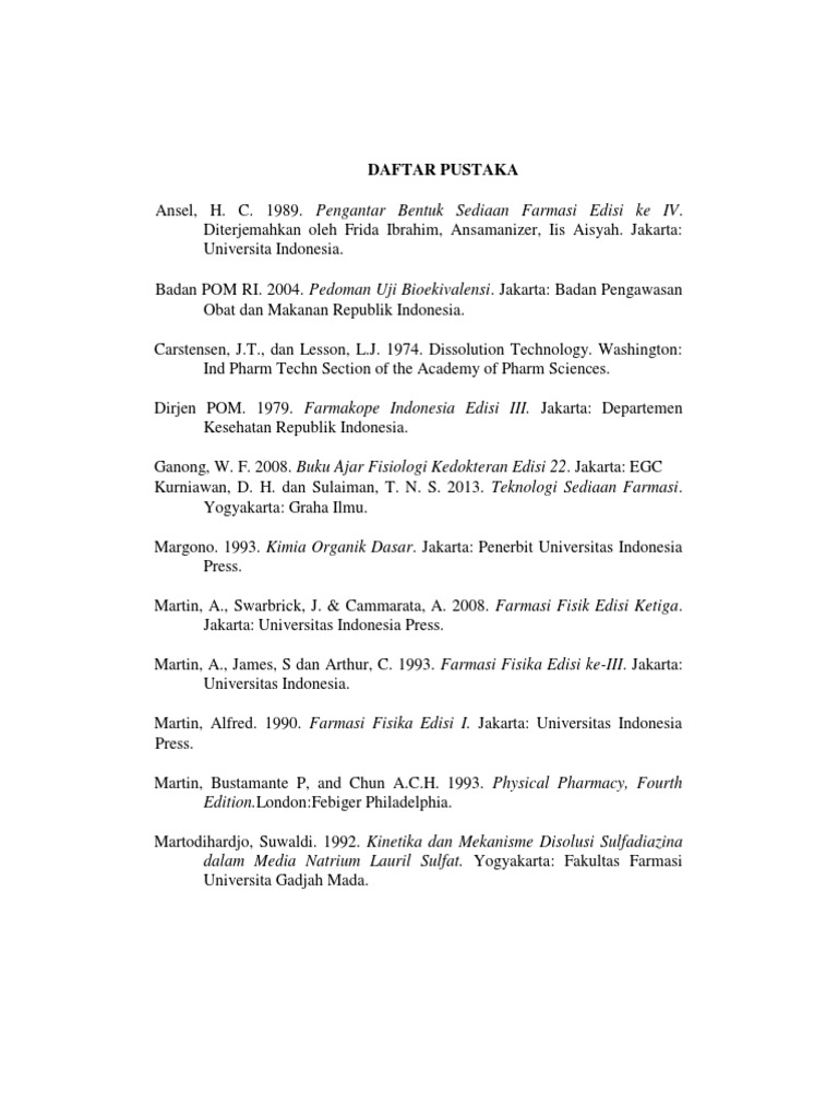 DAFTAR PUSTAKA Farfis | PDF