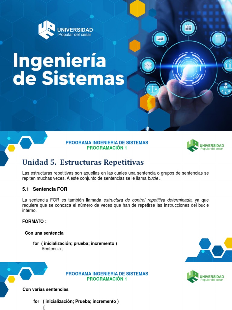 Estructuras Repetitivas | PDF | Programa de computadora | Programación