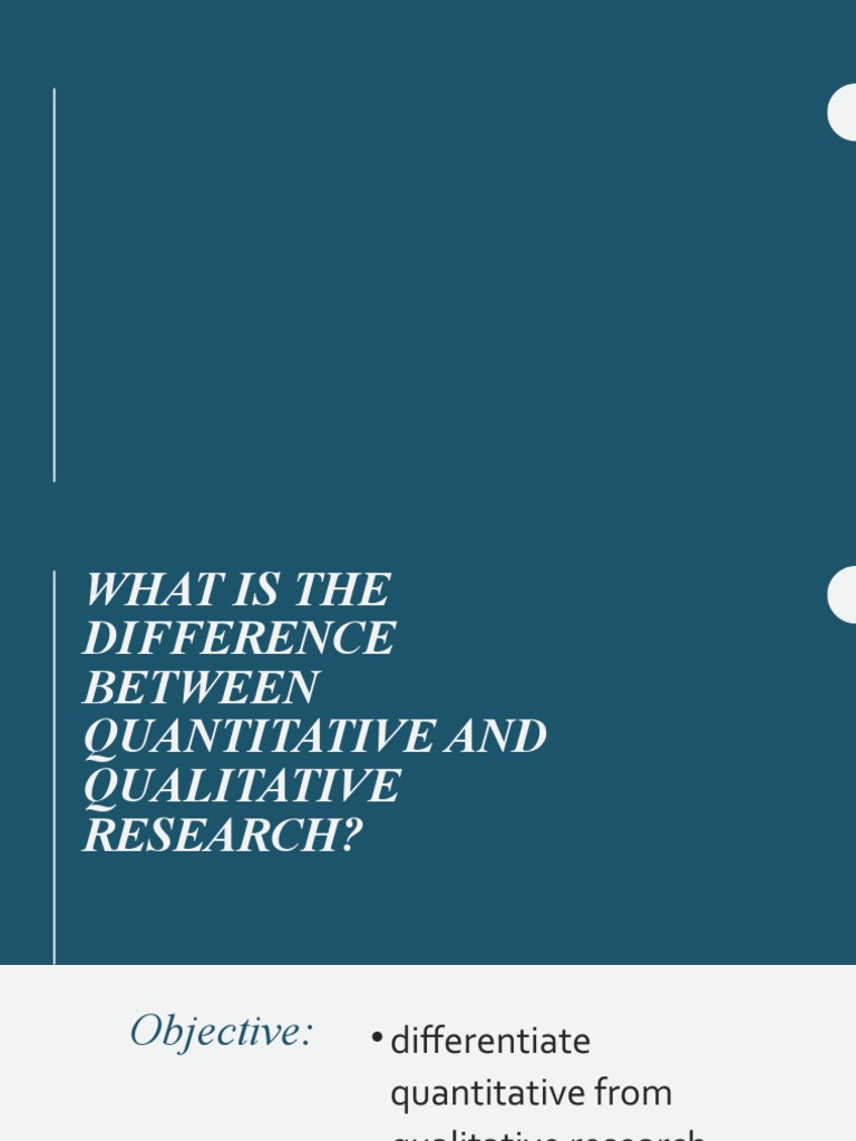 Quantitative vs. Qualitative Research Explained | PDF | Quantitative Research | Statistics