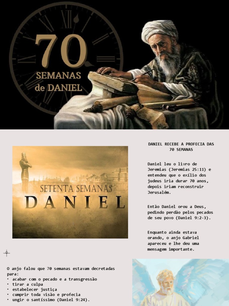 Profecia das 70 Semanas de Daniel | PDF | Daniel (personagem Bíblica ...