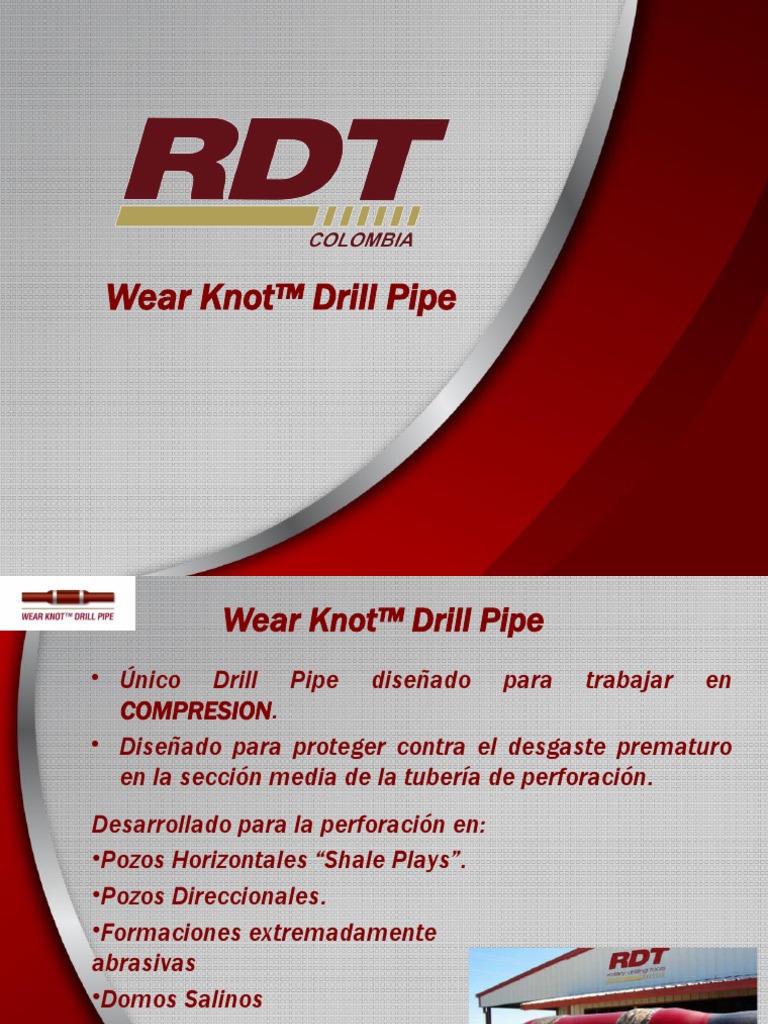 Presentacion Wear Knot Drill Pipe Pacific Rubiales | PDF
