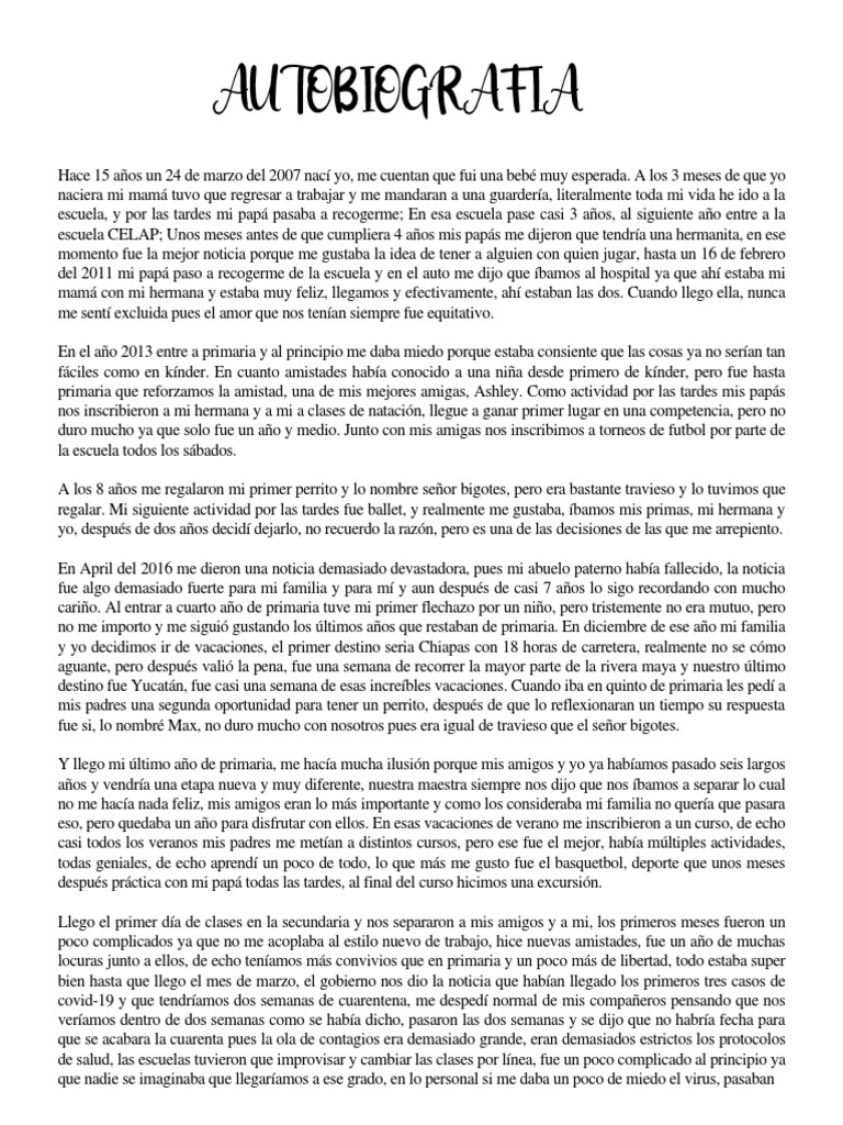 Autobiog Rafi A | PDF