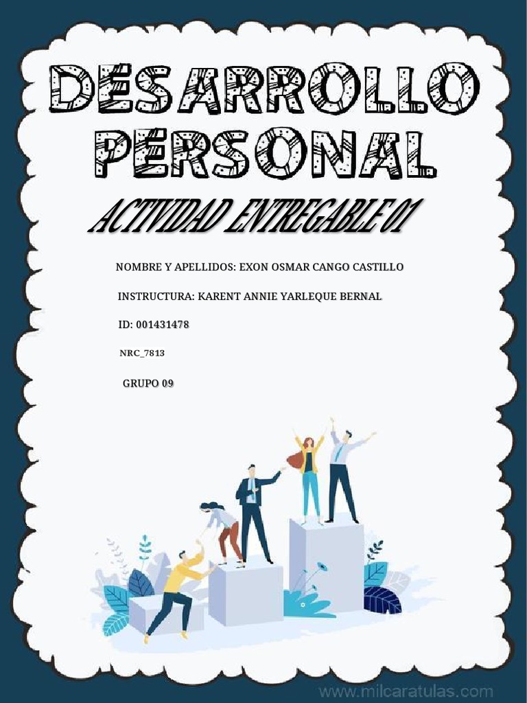Actividad Entregable 01 Desarrollo Personal y Taller de Liderazgo | PDF