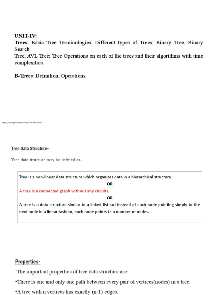 Tree Data Structures Explained | PDF | Algorithms And Data Structures | Theoretical Computer Science