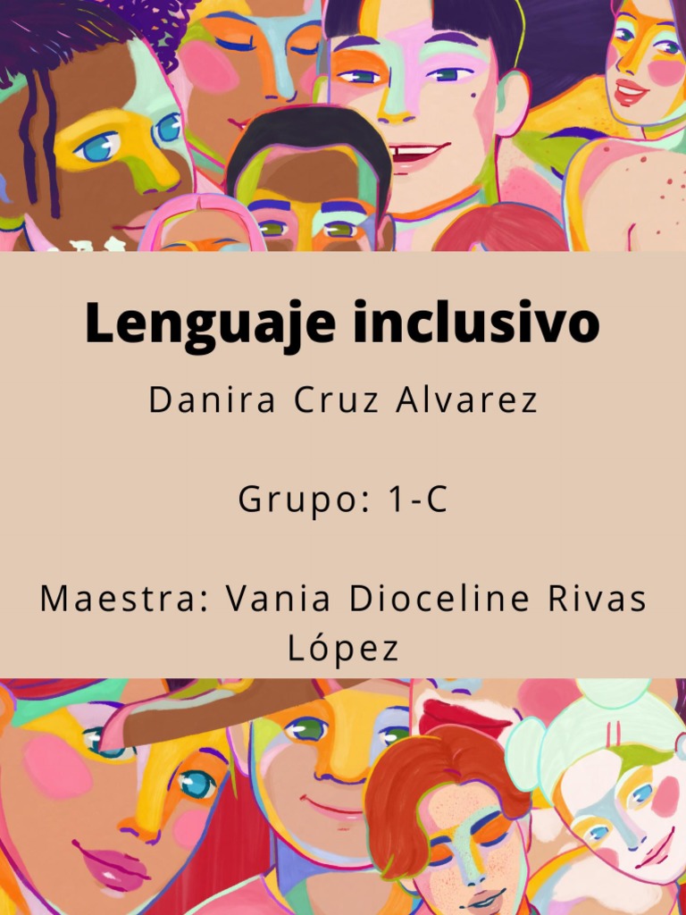Lenguaje Inclusivo | PDF | Gramática | Lengua española