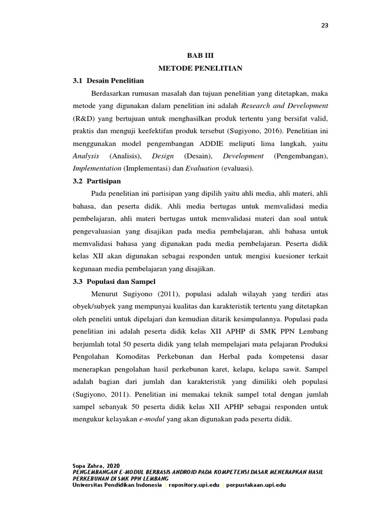 Dapus Tabel Validasi | PDF