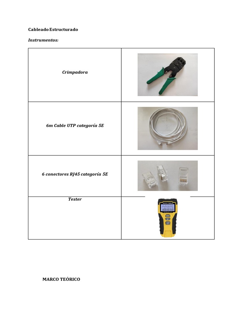 Cableado Estructurado | PDF | Ciencia y matemáticas | Informática