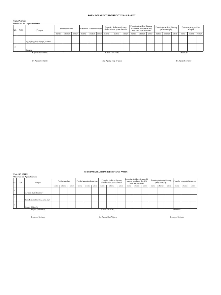 Form Iden Kepatuhan | PDF