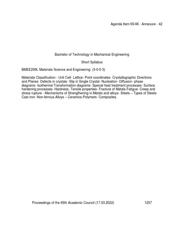 Bmee209l Materials-science-And-Engineering TH 1.0 67 Bmee209l | PDF | Heat Treating | Fracture