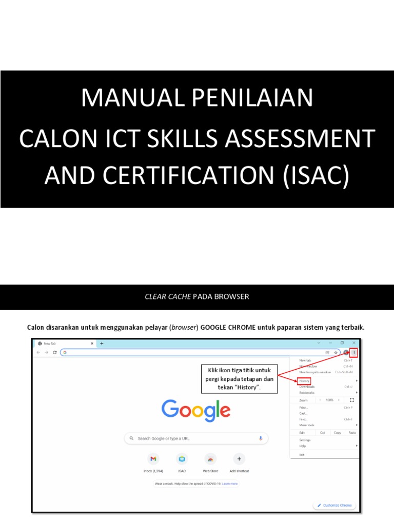 Manual Penilaian Isac | PDF