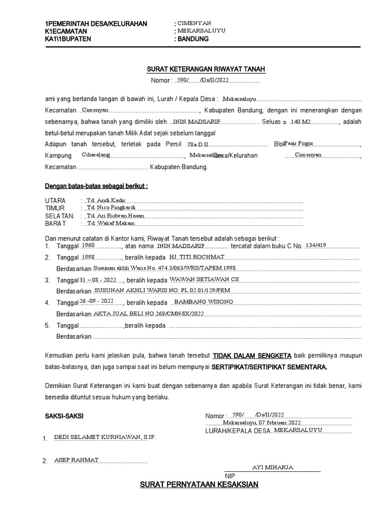 wARKAH BAMBANG | PDF