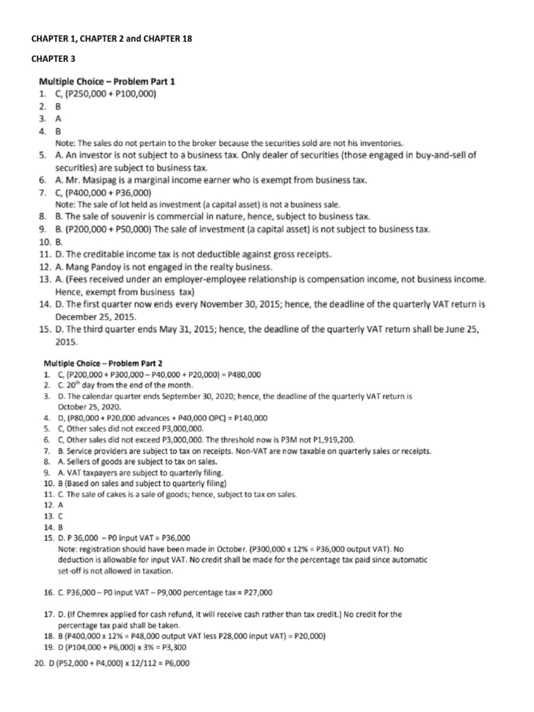 BussTax 2019 Banggawan ProblemSolving Solman | PDF | Cooking, Food & Wine | Science & Mathematics