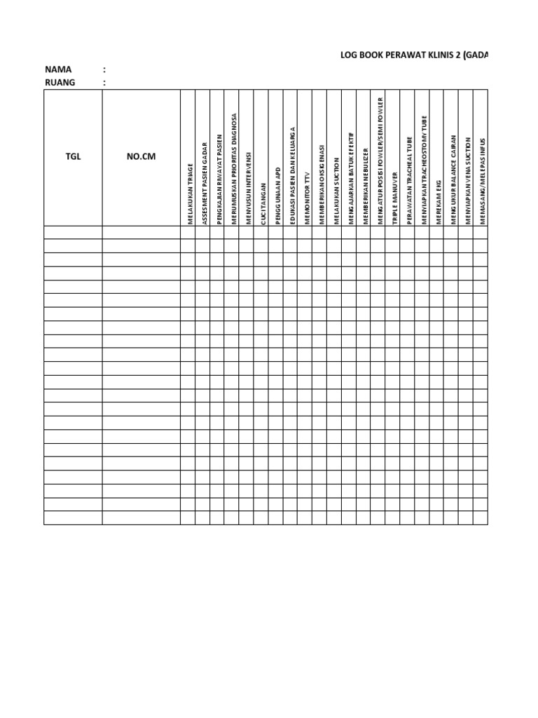Log Book Gadar | PDF