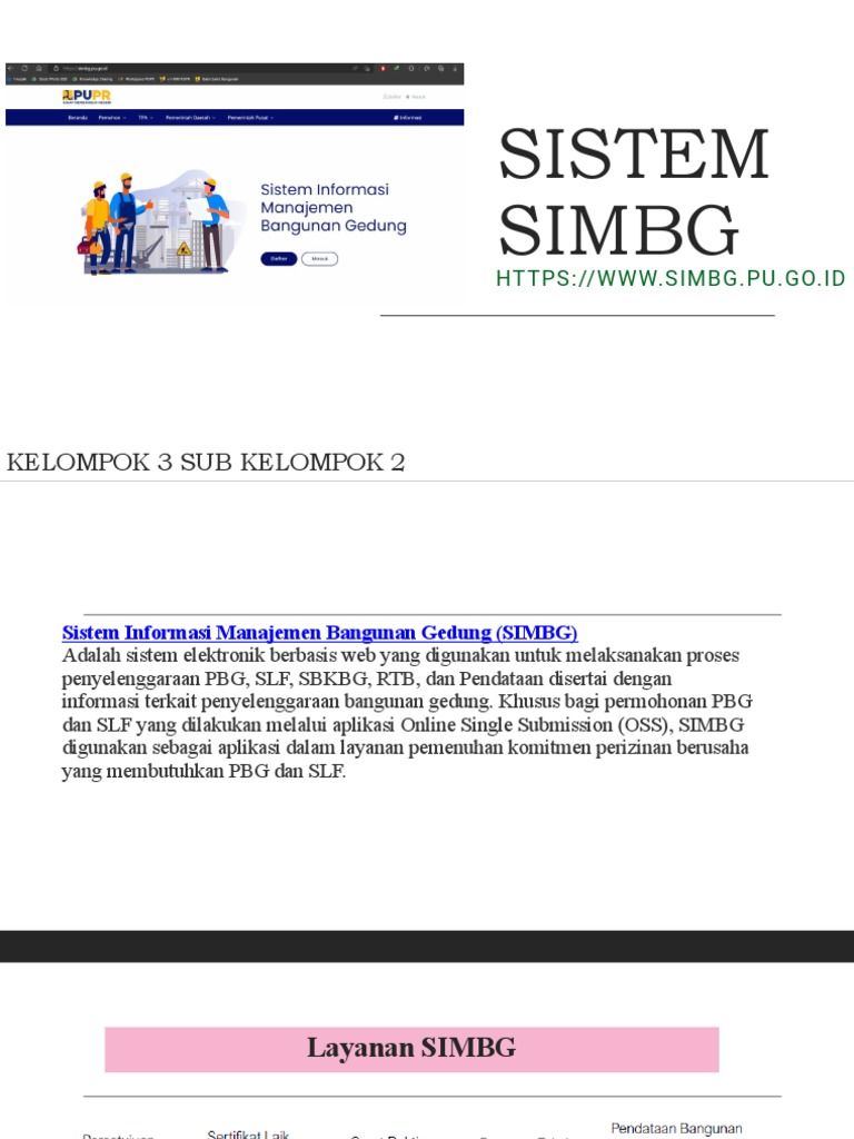 Sistem Simbg | PDF