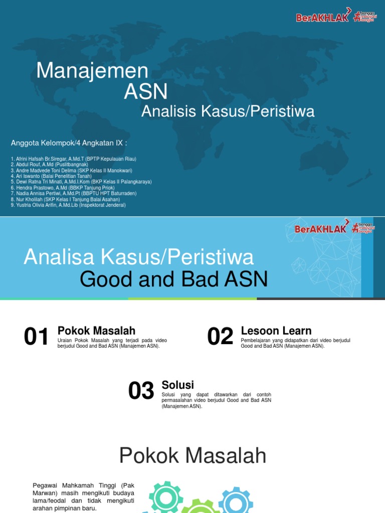 Analisis Good and Bad ASN | PDF