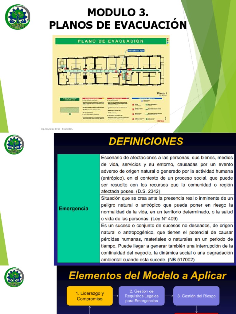 Presentación Planos de Evaciación - Módulo 3 | PDF