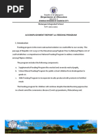 Feeding Program Proposal | PDF | Malnutrition | Nutrition