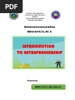 g9 Entrep 1st Quarter | PDF | Entrepreneurship | Feasibility Study