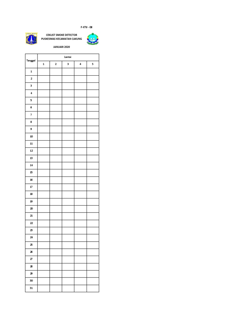 Checklist Smoke Detector | PDF