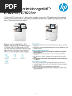 Datasheet - HP Color LaserJet Managed MFP E47528 Series | PDF | Image Scanner | Operating System