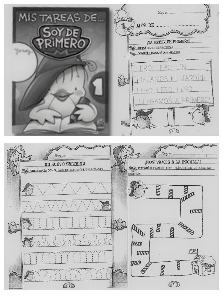 Mis Tareas De... Soy de Primero | PDF