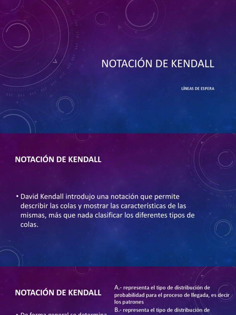 Notación de Kendall | PDF | Ciencias de la Computación | Informática