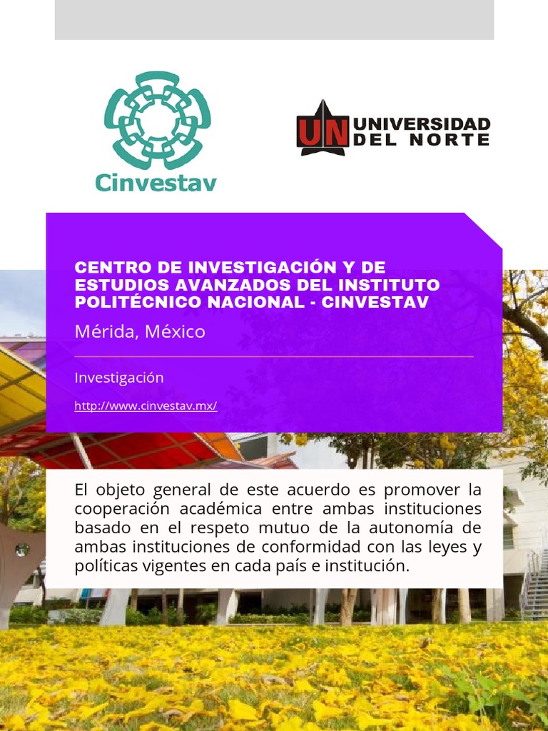 Centro de Investigación y de Estudios Avanzados Del Instituto Politécnico Nacional - CINVESTAV ...