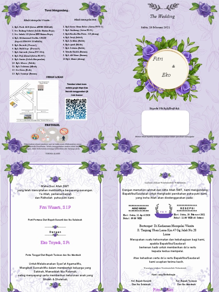 Undangan Ungu | PDF