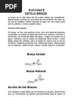 Comparativa de Estilos de Natación | PDF | Codo | Nadando