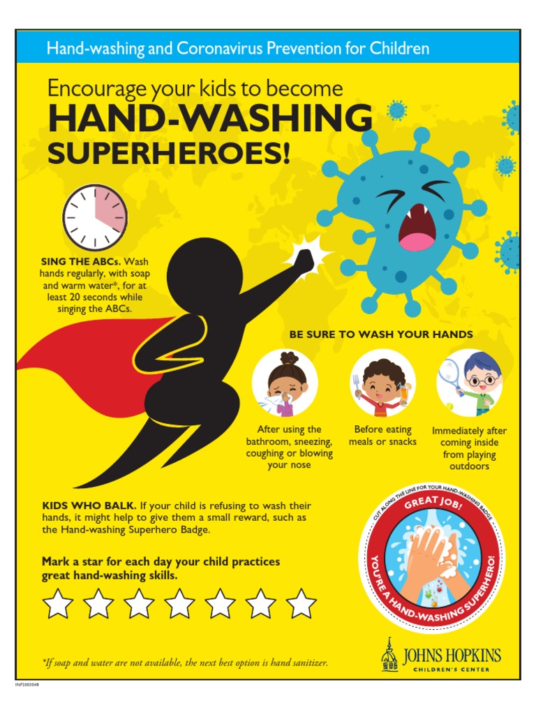 Kids Handwashing Infographic | PDF | Hand Washing | Health Policy