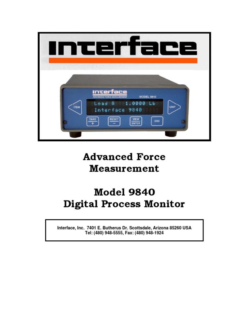 9840 Manual | PDF | Calibration | Menu (Computing)