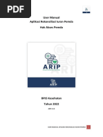 Tutorial Aplikasi Arip | PDF | Karier & Perkembangan