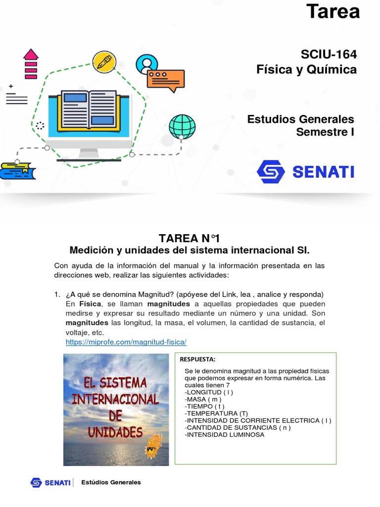 SCIU-164 - TAREA - U001 Tarea | PDF | Kilogramo | Masa