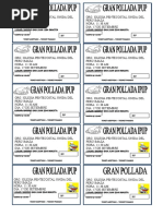 Ticket de Pollada | PDF