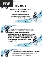Q1 Music 9 - Module 1 | PDF | Learning | Tempo